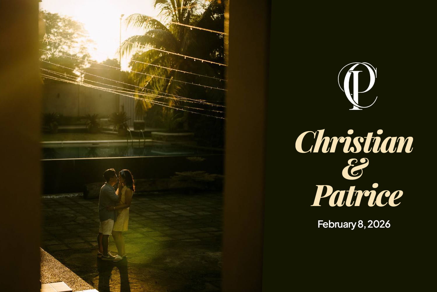 *🥂 Promise - Christian and Pat | We are inviting you